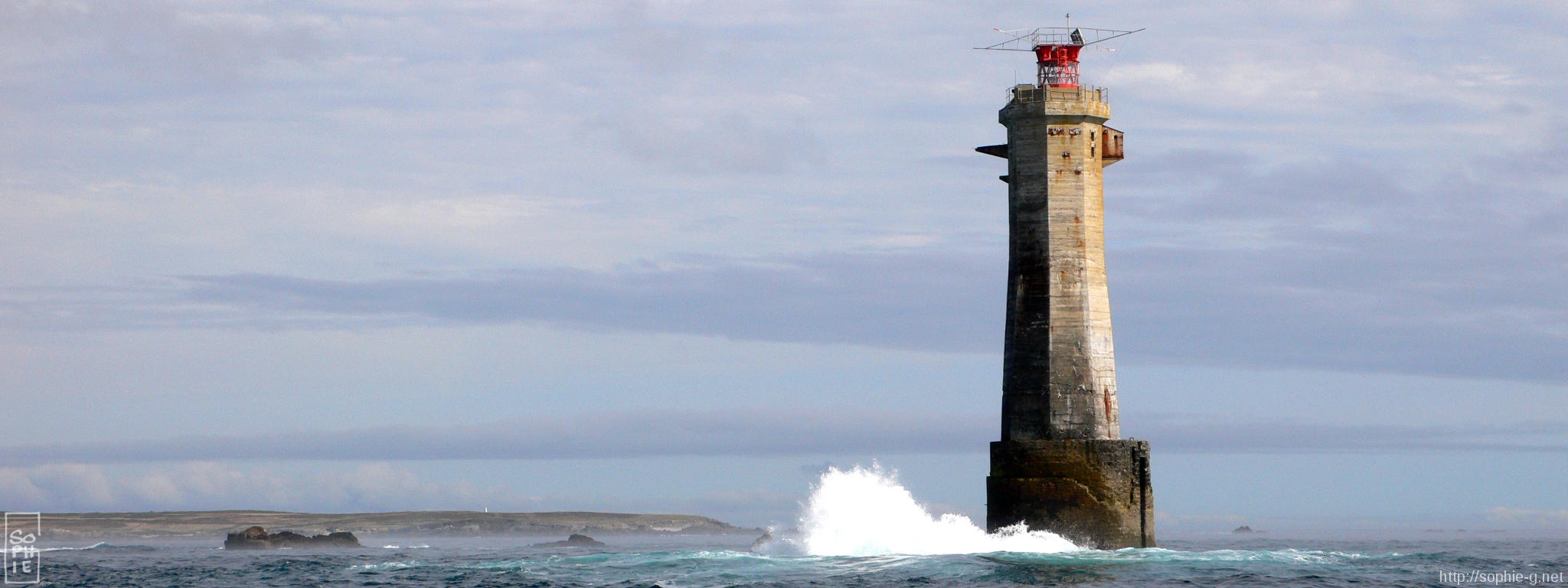 Nividic lighthouse – 2048×768 desktop wallpaper - Phare de Nividic ...